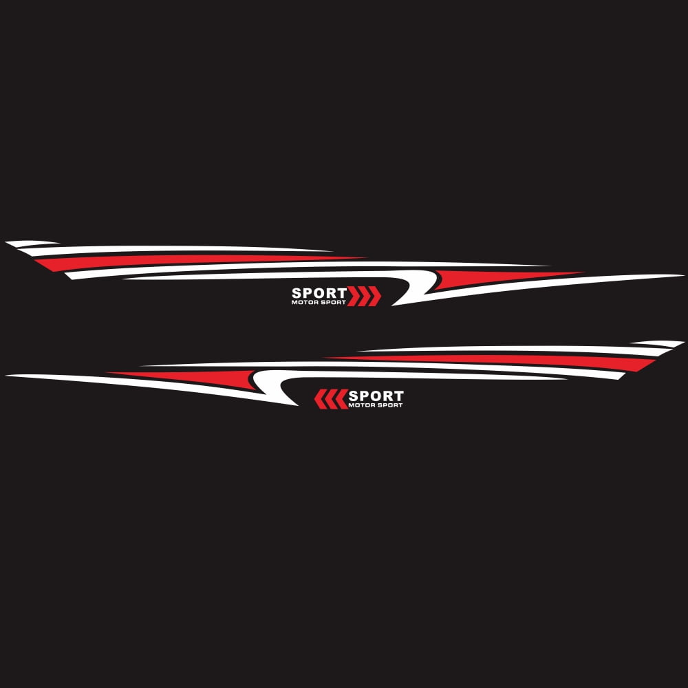 Universal Car Decal Refit Vehicle Waist Line Decal Car Body Decal Car ...