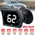 Universal Car Digital GPS Speedo Speed MPH KMH HUD Head Up Display ...