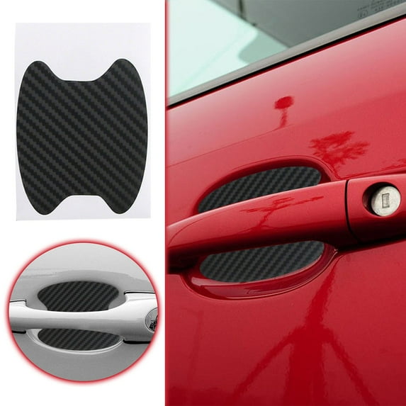 Universal Car Door Handle Scratch Sticker Fiber Texture Paint Film ...