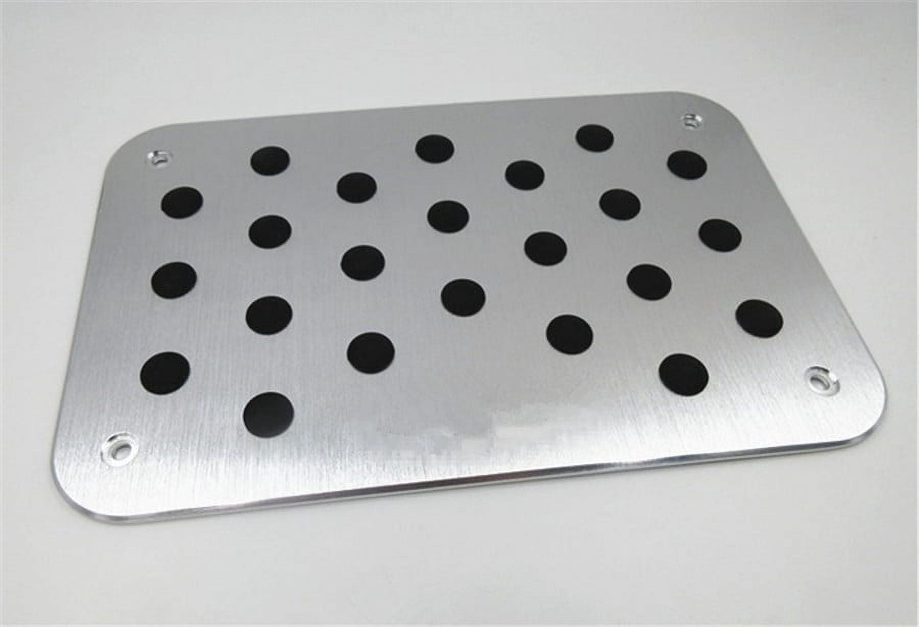 Universal Car Floor Mat Carpet Thick Aluminiun Heel Plate Pedal For All ...