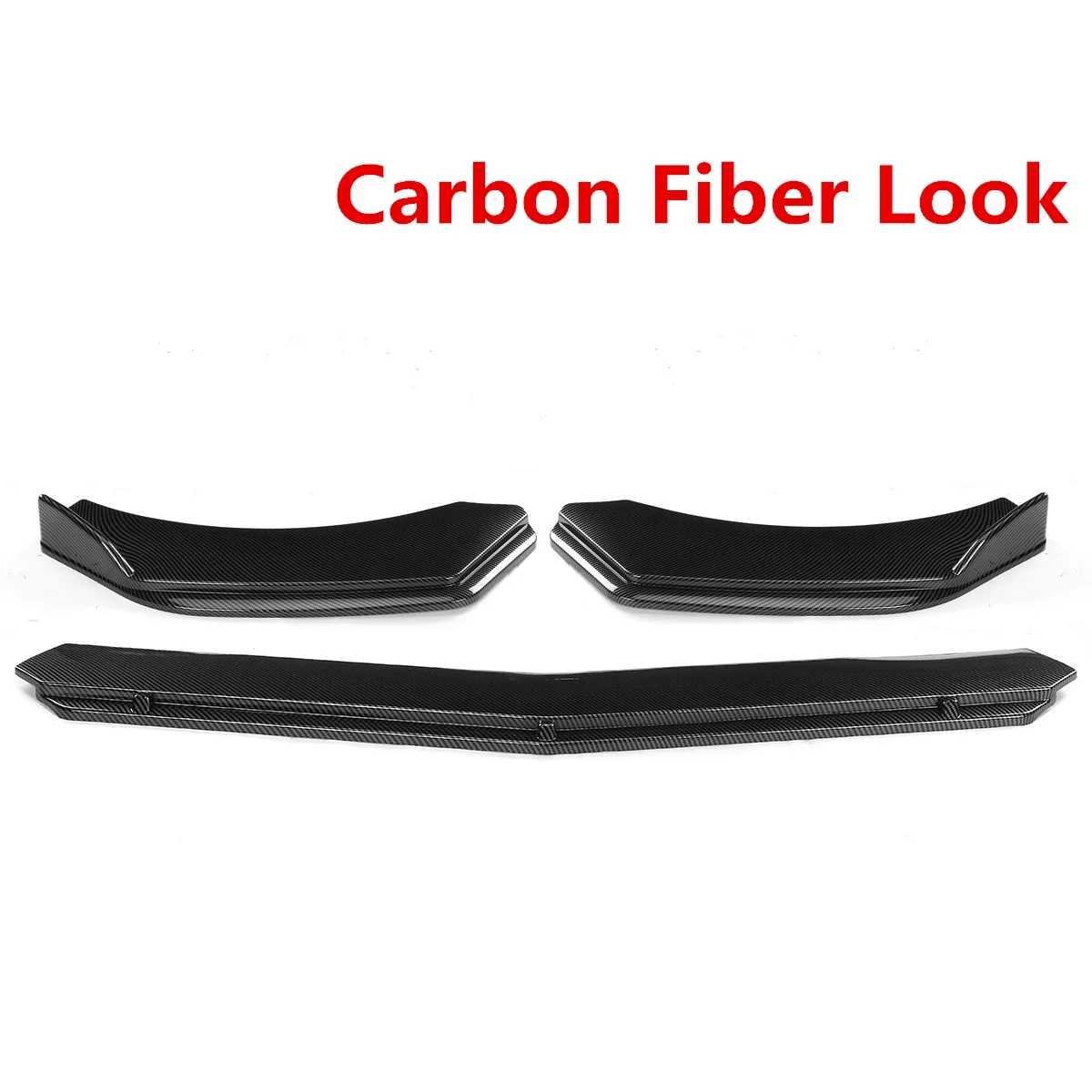 Universal Car Front Bumper Lip Spoiler Diffuser Lip For Ford For Focus ...