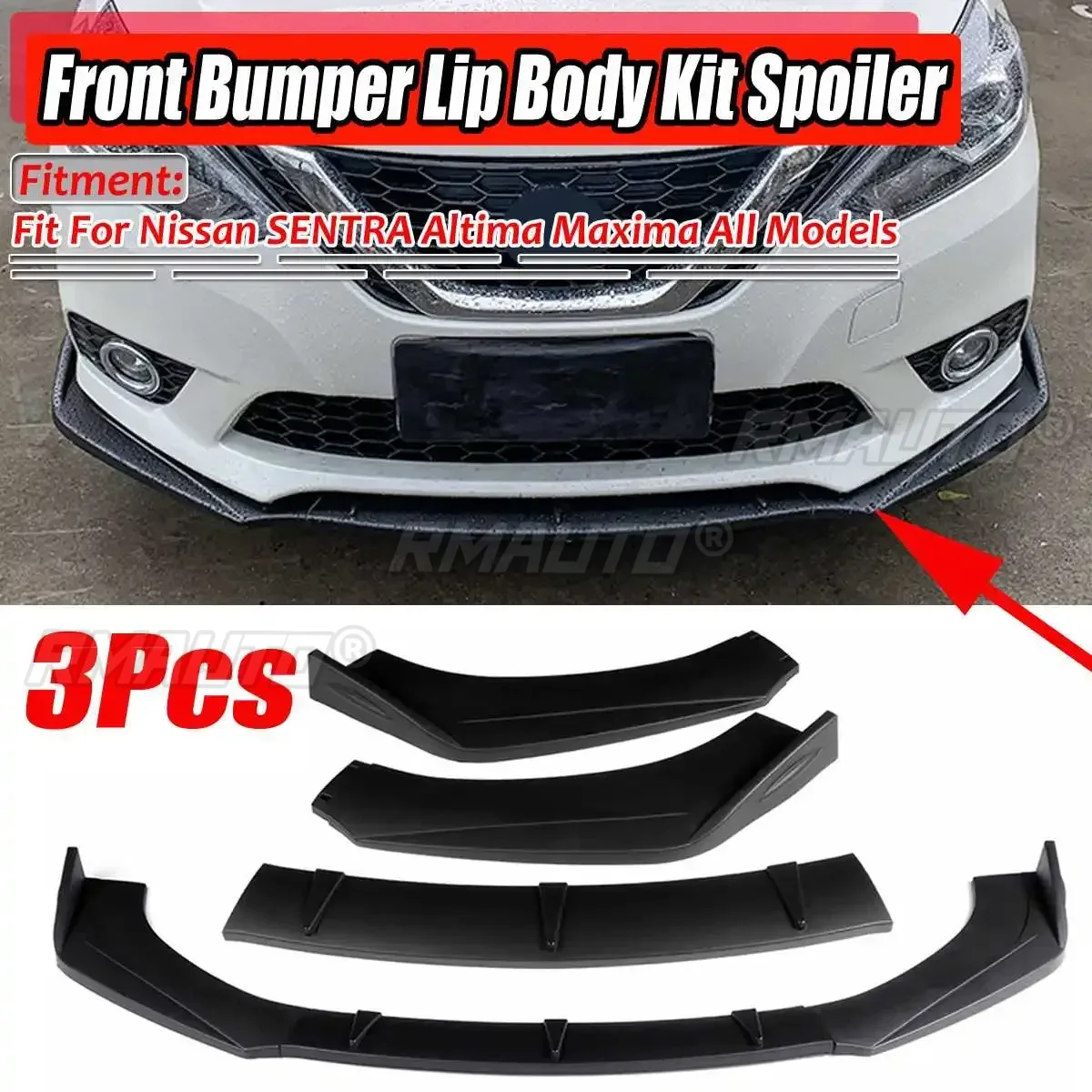 Universal Car Front Bumper Splitter Lip Diffuser Lip For Nissan SENTRA ...