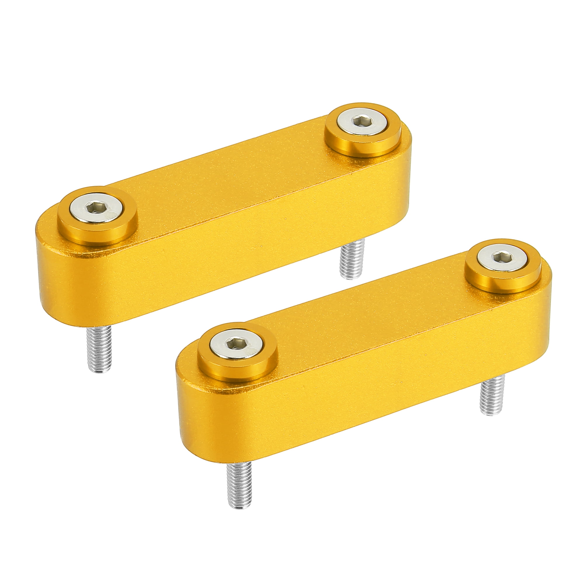 Universal Car Front Hood Vent Spacer Riser with Bolts Aluminum Alloy ...