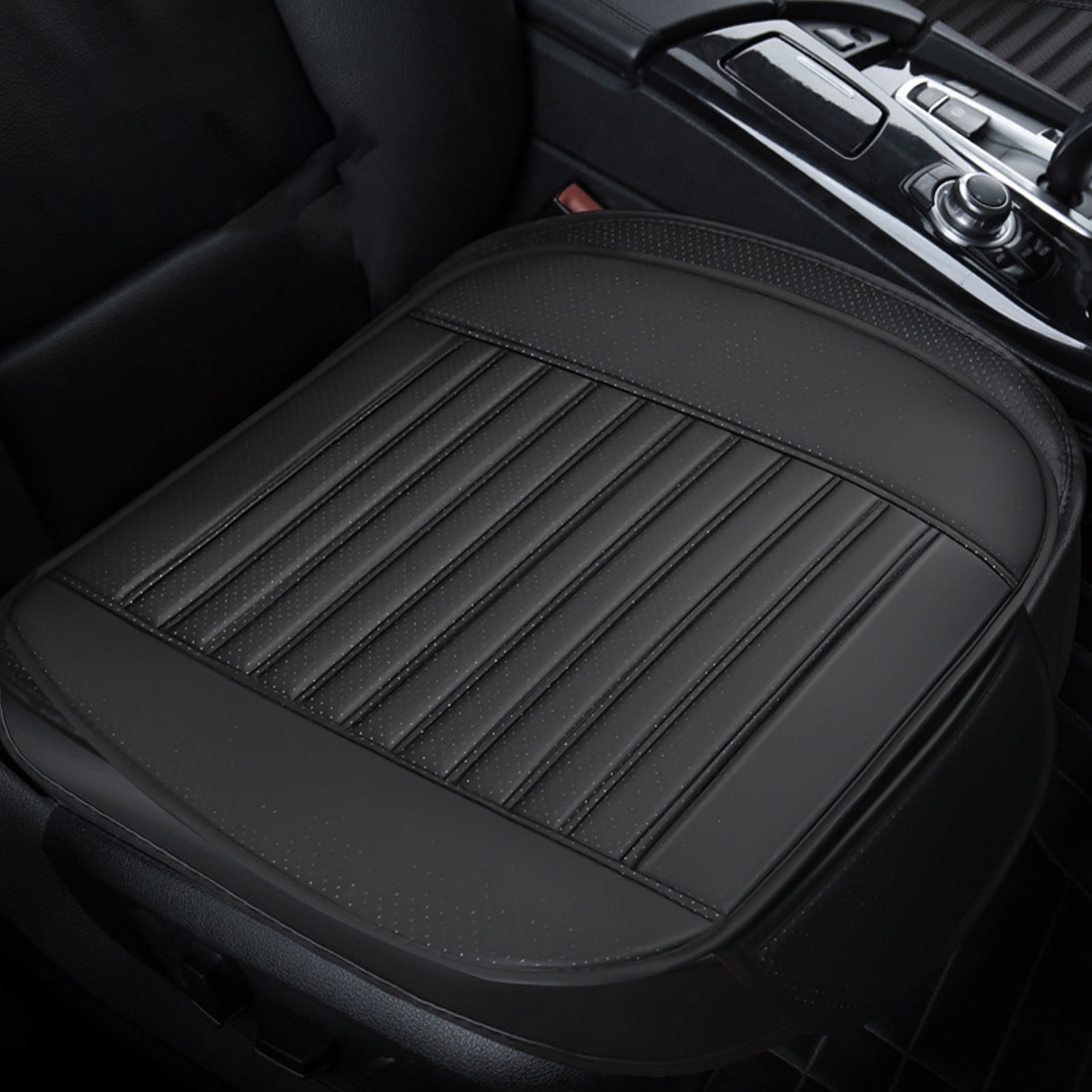 Universal Car Front Seat Cover Breathable Leather Pad Cushion,leather ...