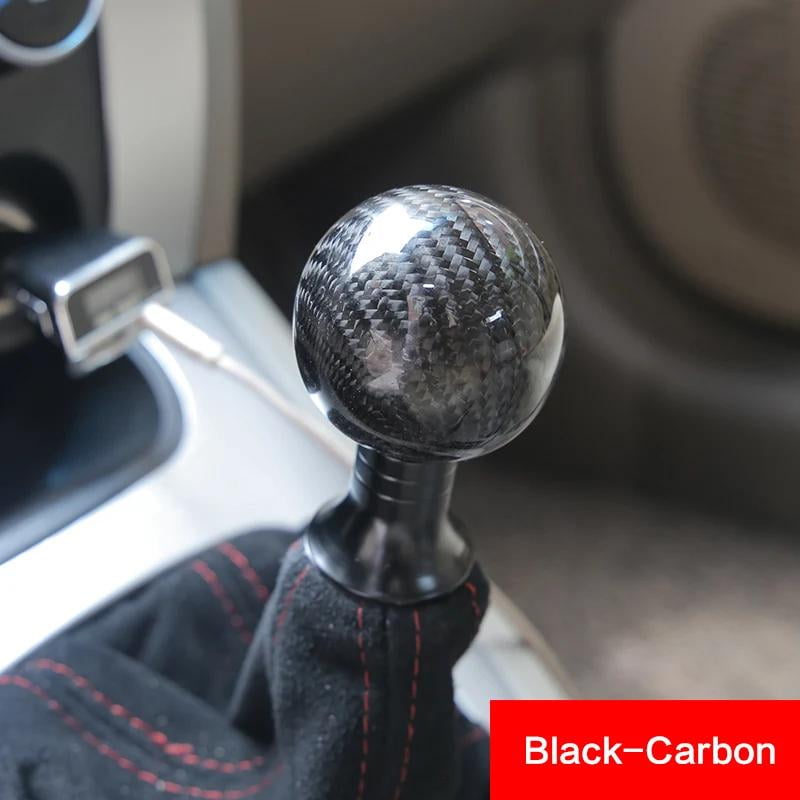 Universal Car Gear Shift Knob Carbon Fiber Car Gear Shift Knob Shifter ...