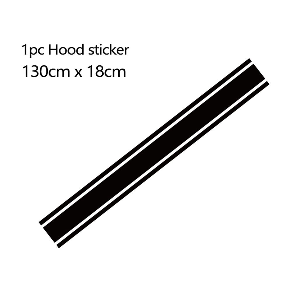 Universal Car Hood (Bonnet) Decal Vinyl Stickers - For Audi, BMW ...