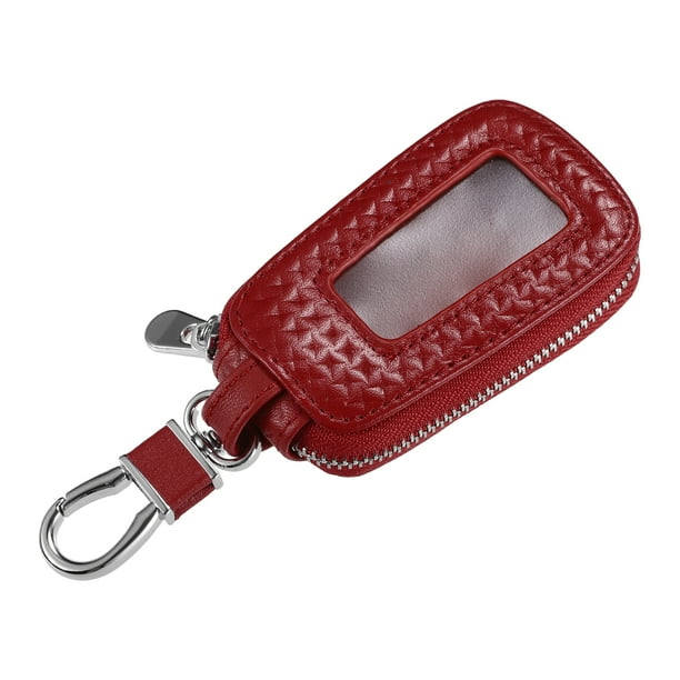 Universal Car Key Fob Case Genuine Leather Car Smart Key Fob Holder ...