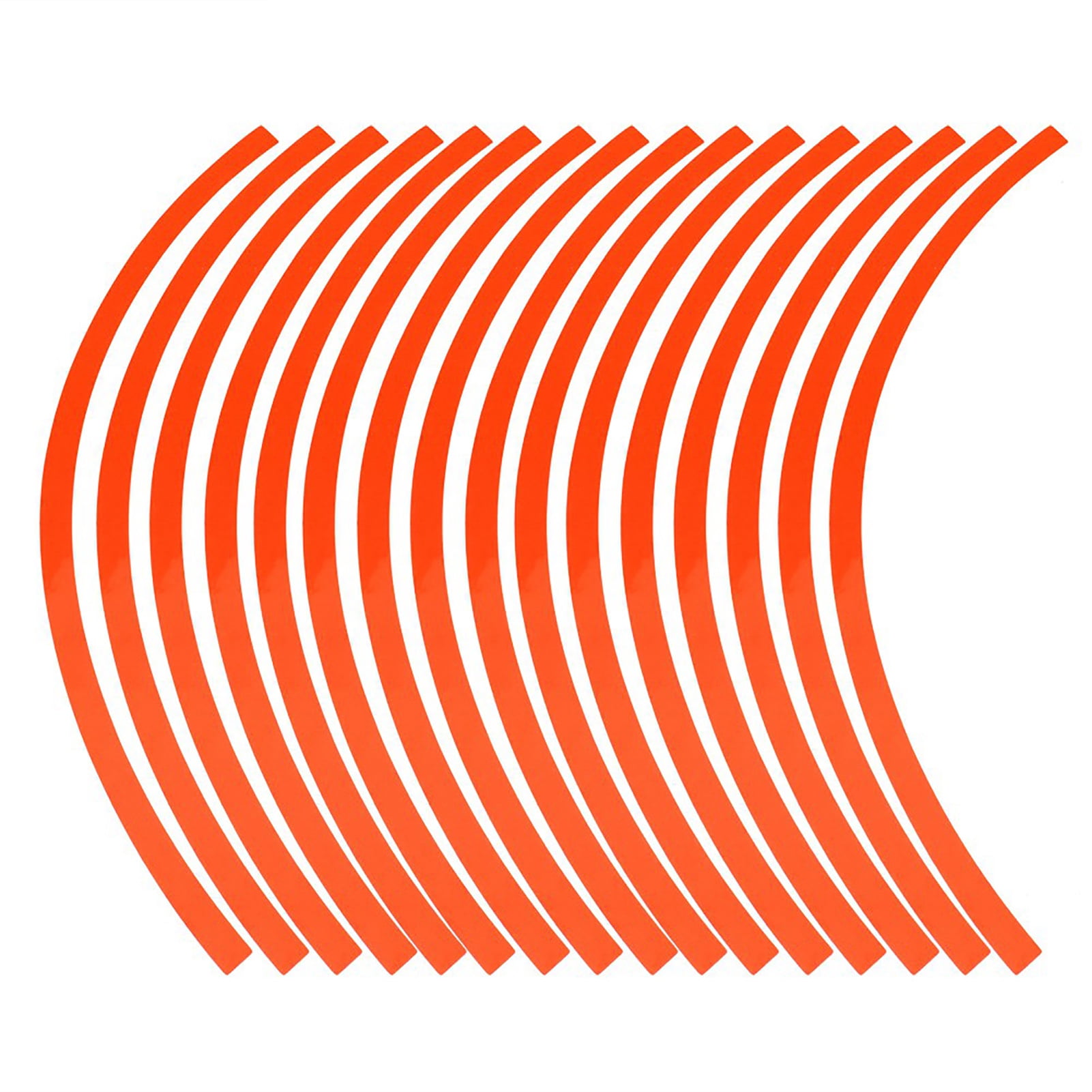 Universal Car Motorcycel Wheel Reflective Pinstripe Decal Tape Sticker ...