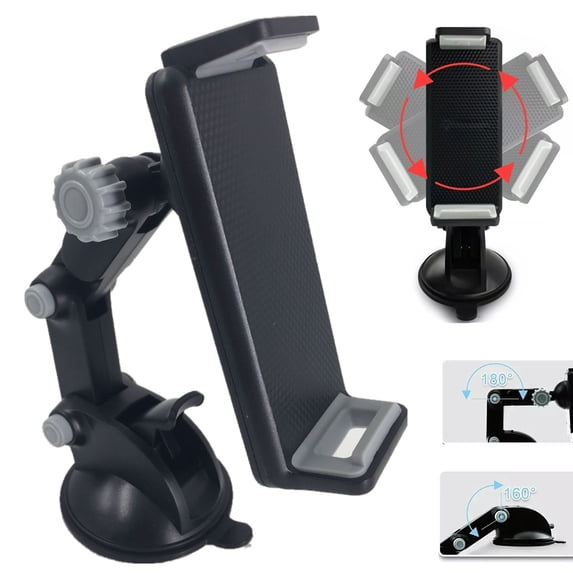 Universal Car Mount for Phone & Tablet – Dashboard & Windshield Suction ...