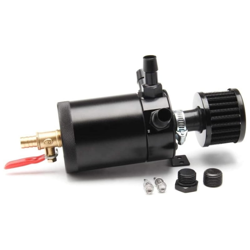 Universal Car Oil Catch Can Kit Reservoir Tank, Baffled 2-port/ 3-Port ...