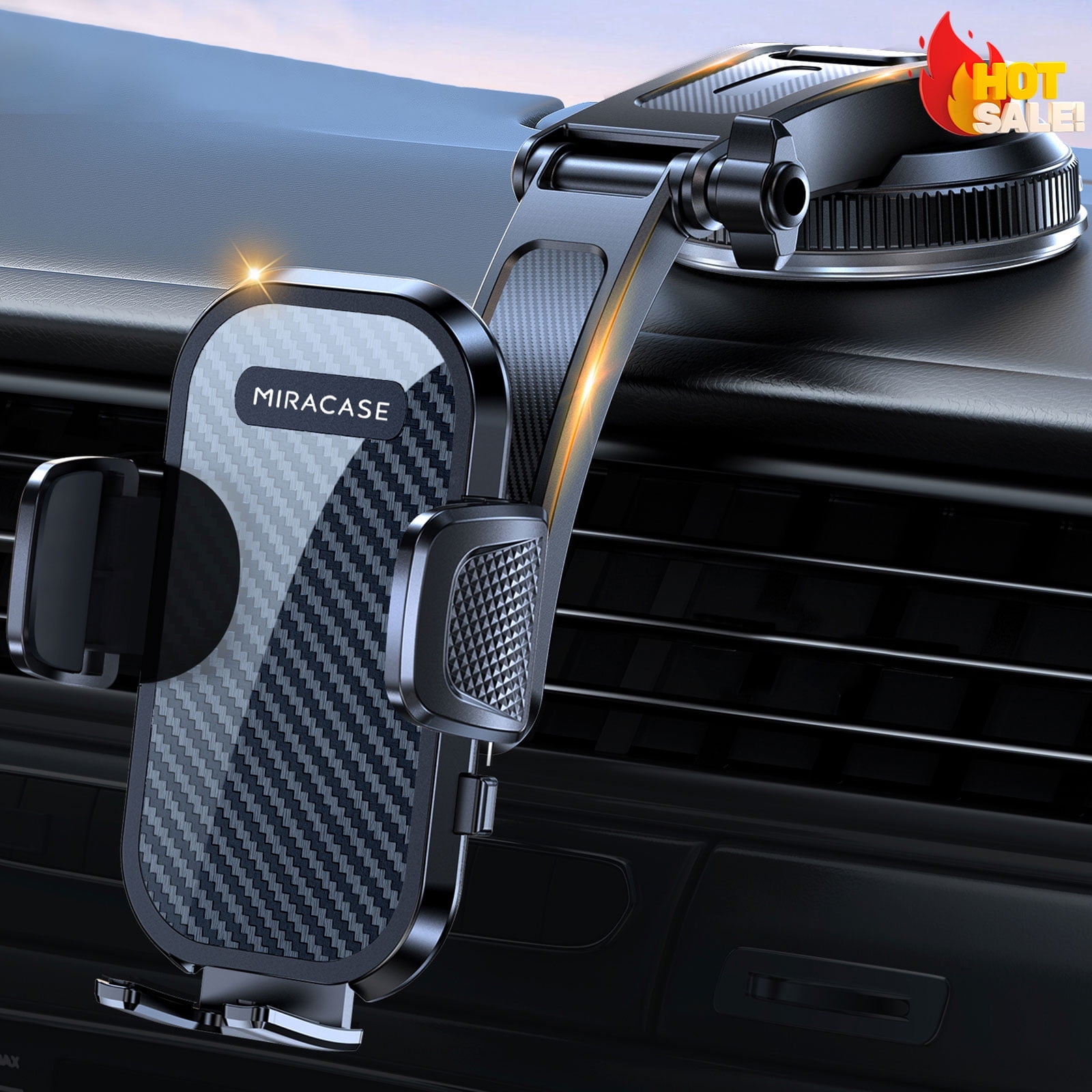 [Universal Car Phone Holder] TOPK Upgrade Car Phone Holder Mount ...