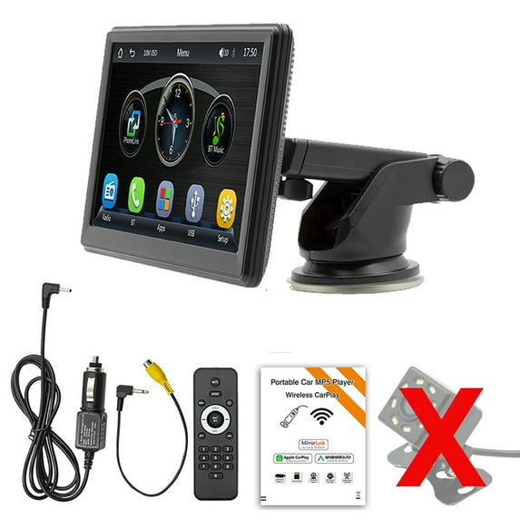 Universal Car Player Portable 7 Inch Wireless Bluetooth WIFI CarPlay ...