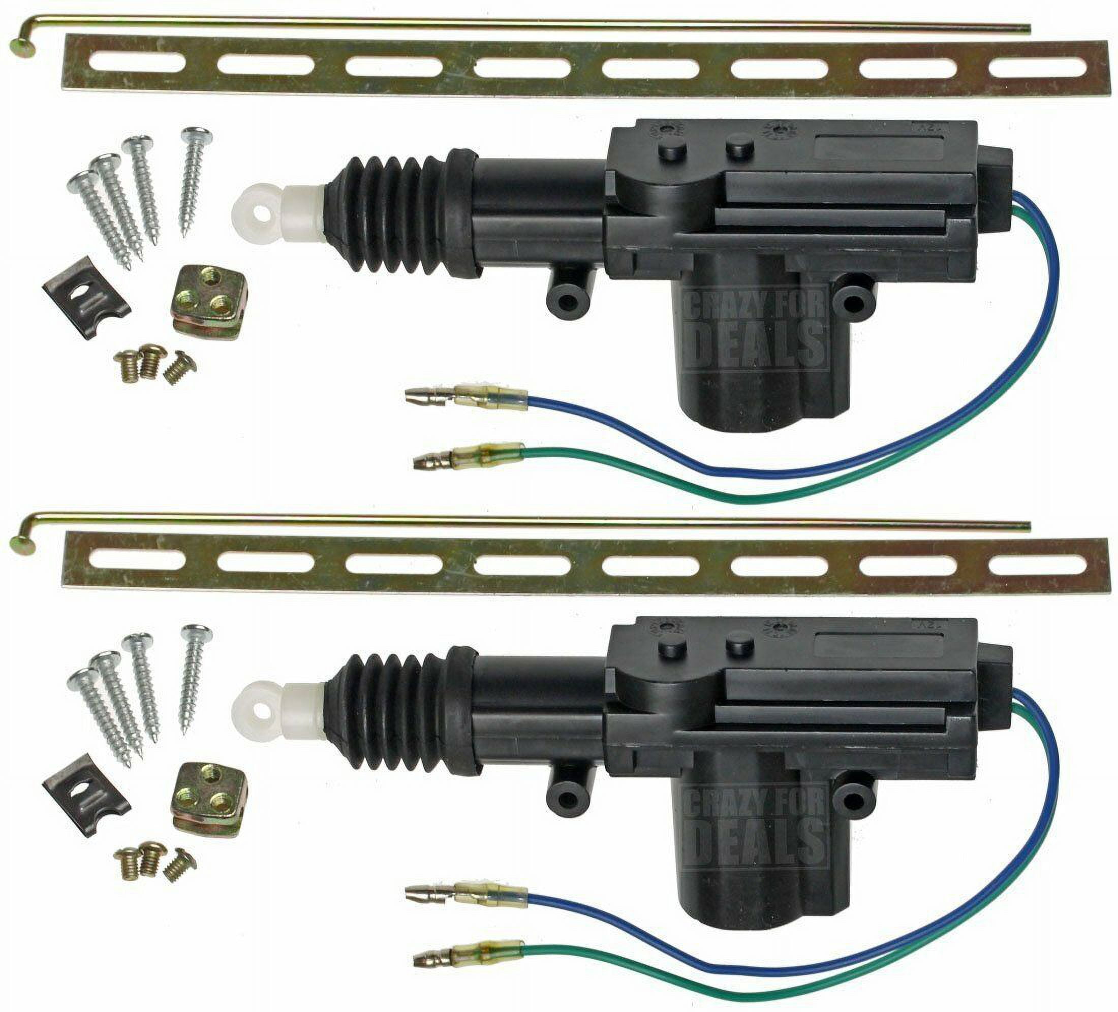 Universal Car Power Door Lock Actuator 12-Volt Motor (2 Pack) - Walmart.com