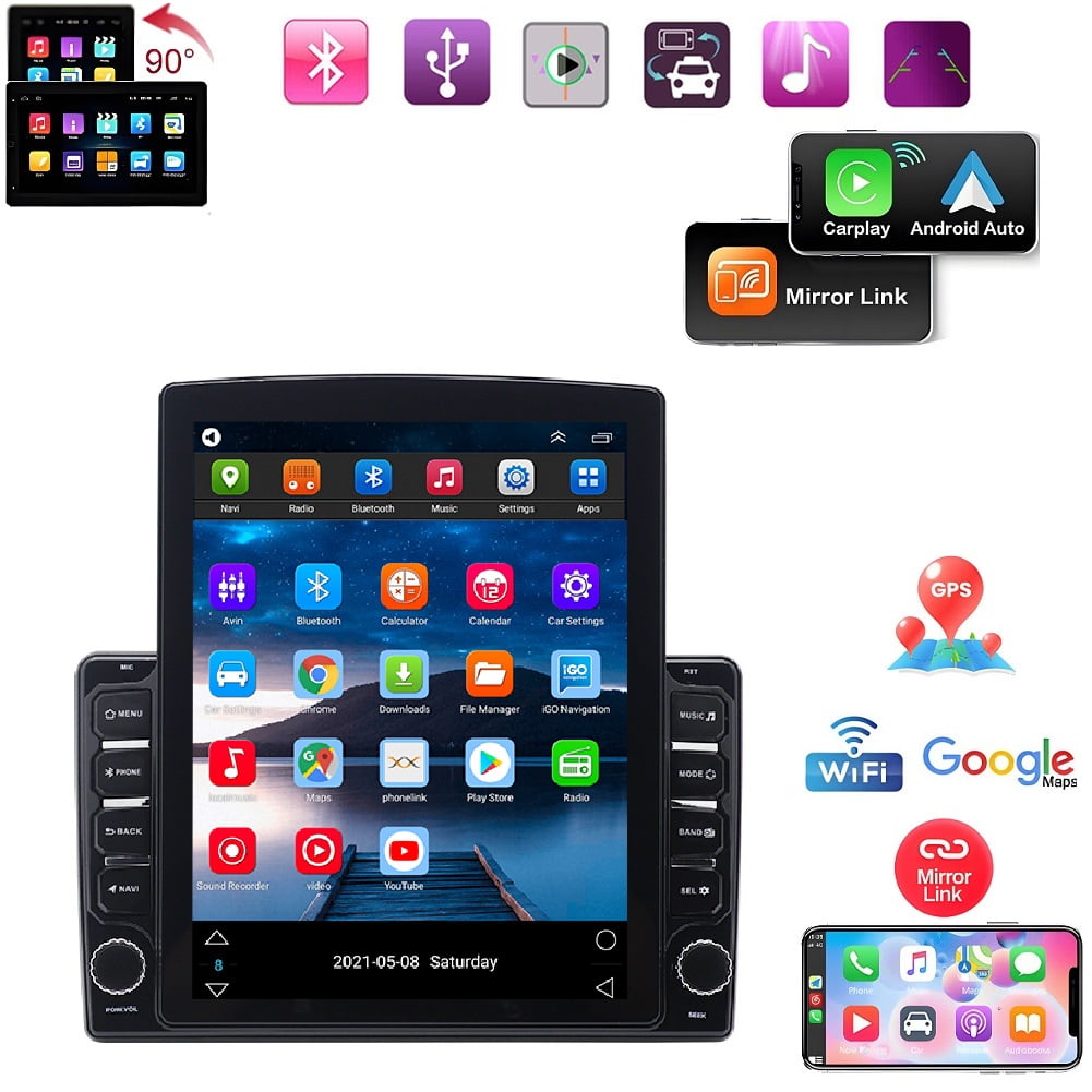 Universal Car Radio for Dodge Jeep Chrysler with Wireless Apple CarPlay ...