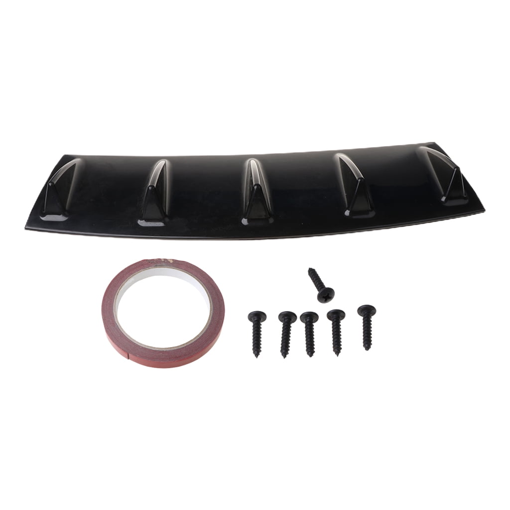 Universal Car Rear Bumper Lip Spoiler Diffuser Splitter Scratch ...