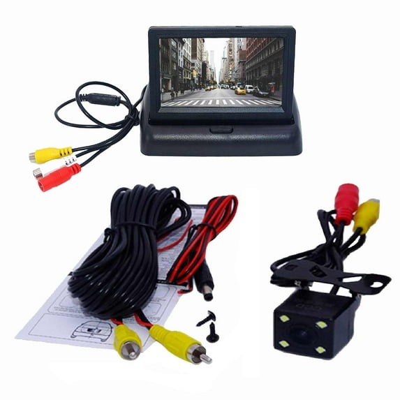Universal Car Rear Seat with Night Camera and Belt Alert System for ...