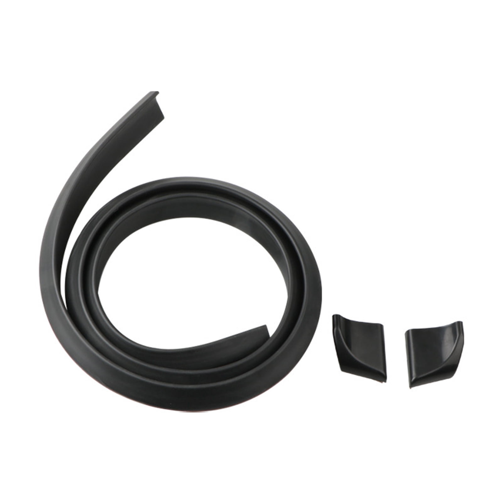 Universal Car Rear Spoiler Wing Rubber Lip Rear Roof Lip Trim Kit Matte ...