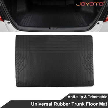 BDK Heavy Duty Rubber Cargo Floor Mat - All Weather Trunk Protection ...