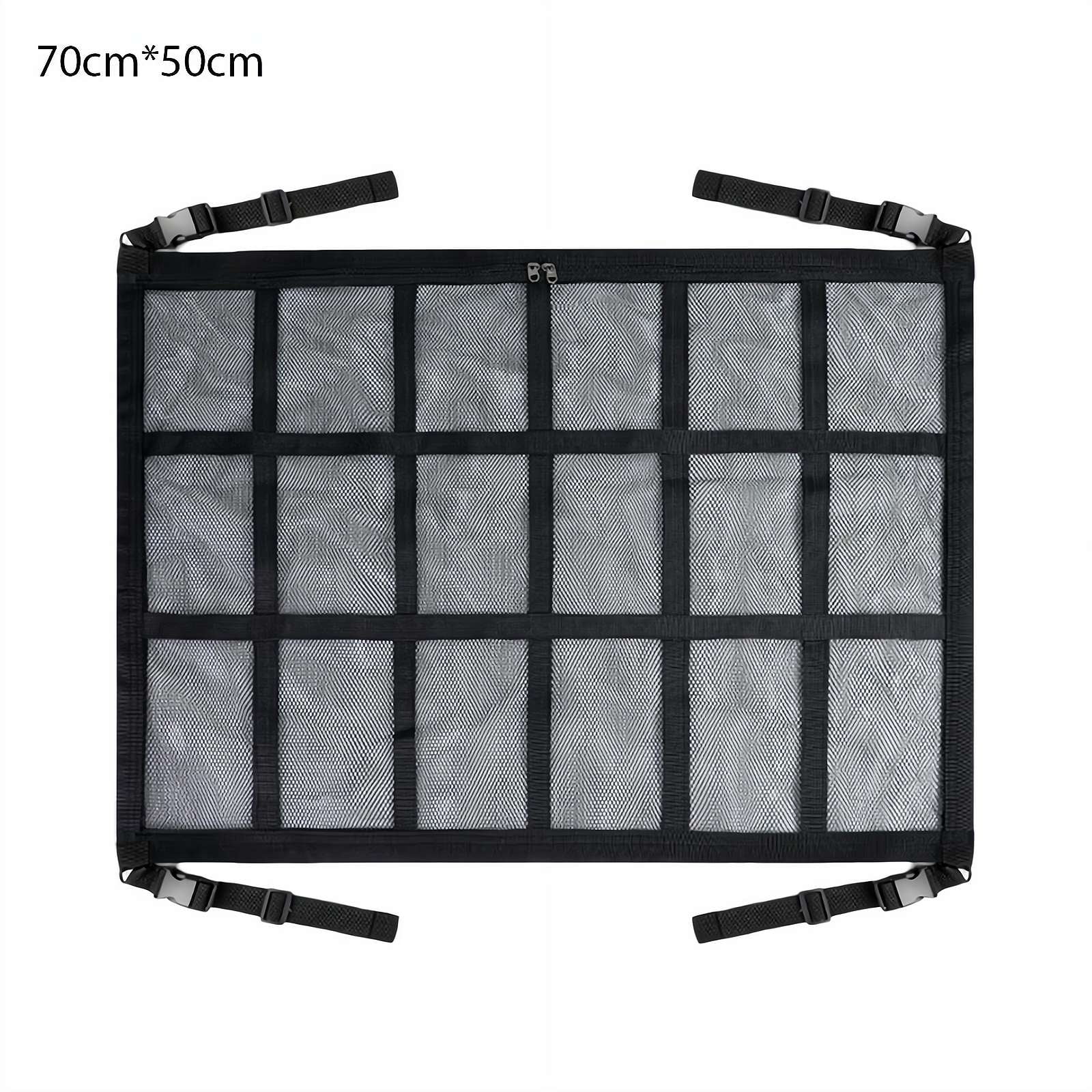 Universal Car Roof Ceiling Cargo Net, Anti-Sagging Mesh Organizer Bag ...