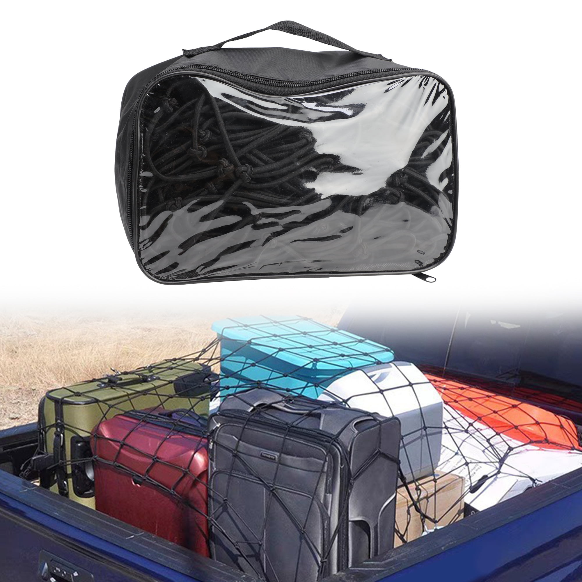 Universal Car Roof Rack Cargo Net 210*150cm Black for SUV Van, 59"x 82. ...