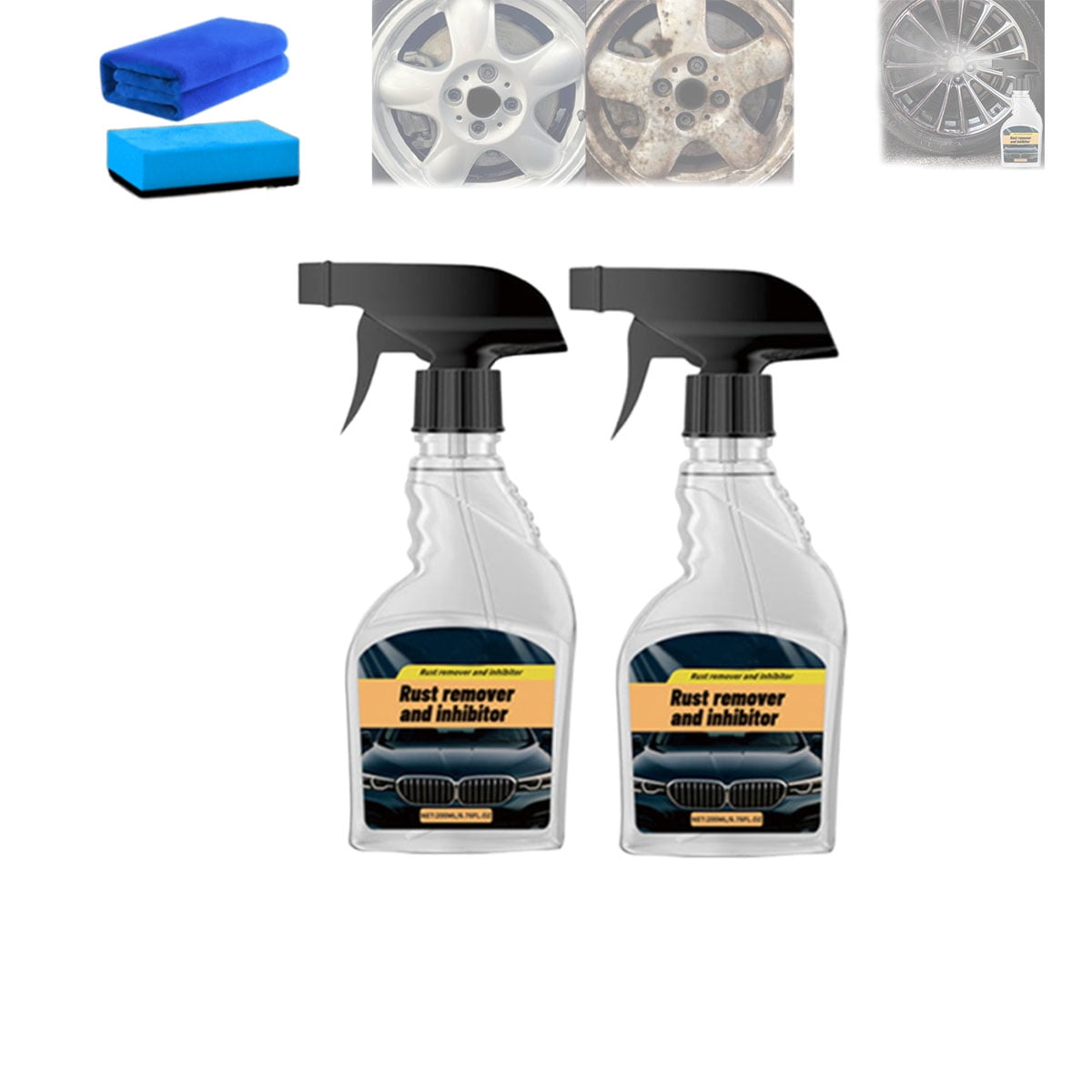 Universal Car Rust Remover & Inhibitor Maintenance Spray Cleaner ...