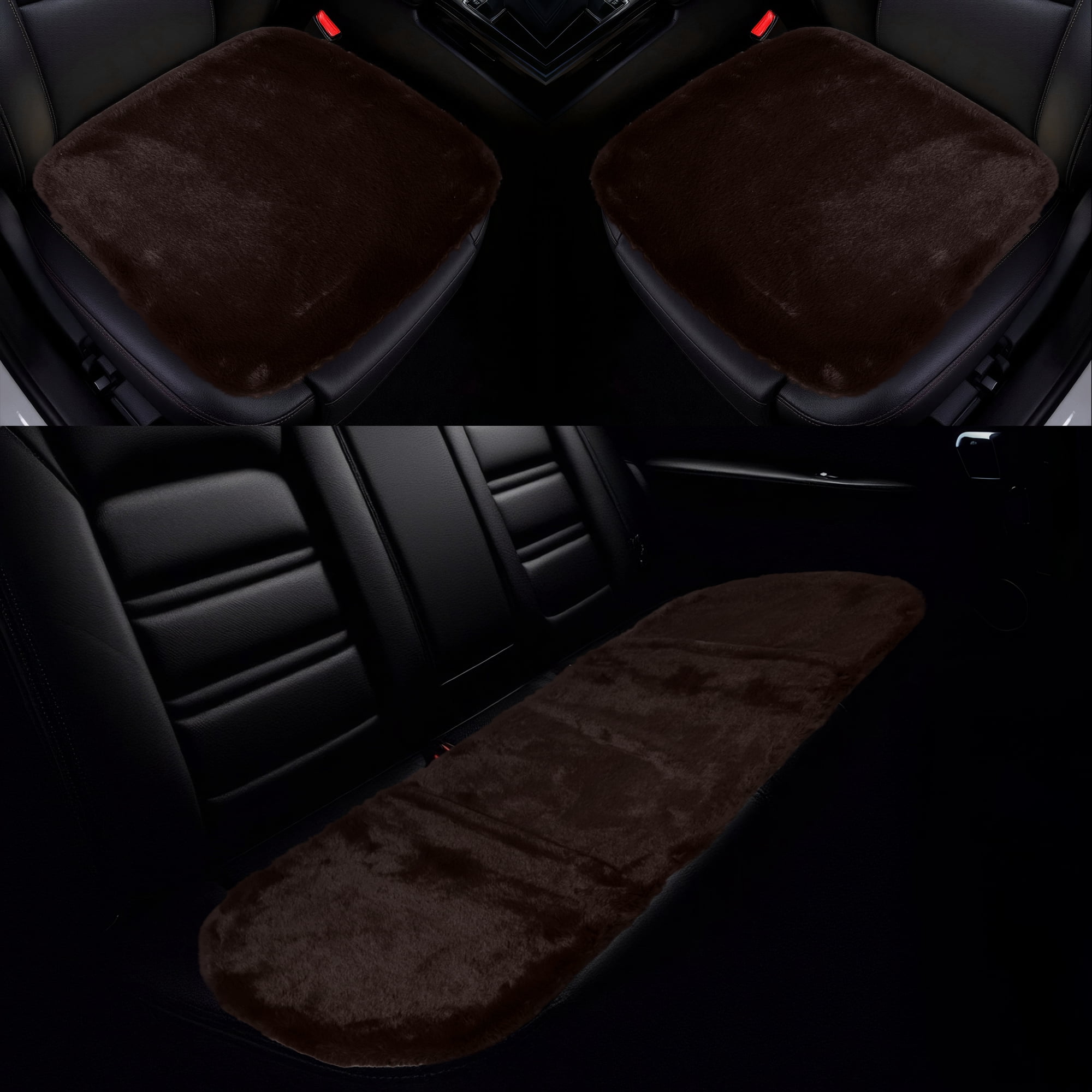 Universal Car Seat Cover Set Car Seat Cushion for Front Rear Seat ...