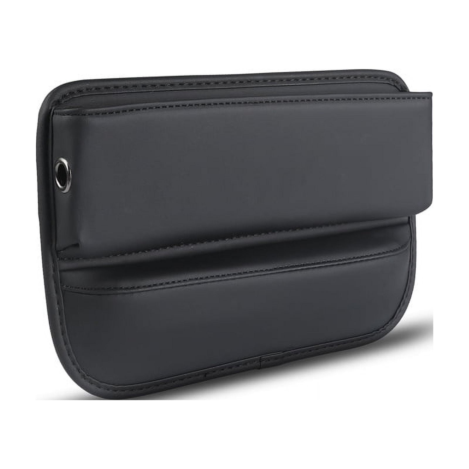 Universal Car Seat Gap Organizer PU Leather Auto Console Side Pocket ...