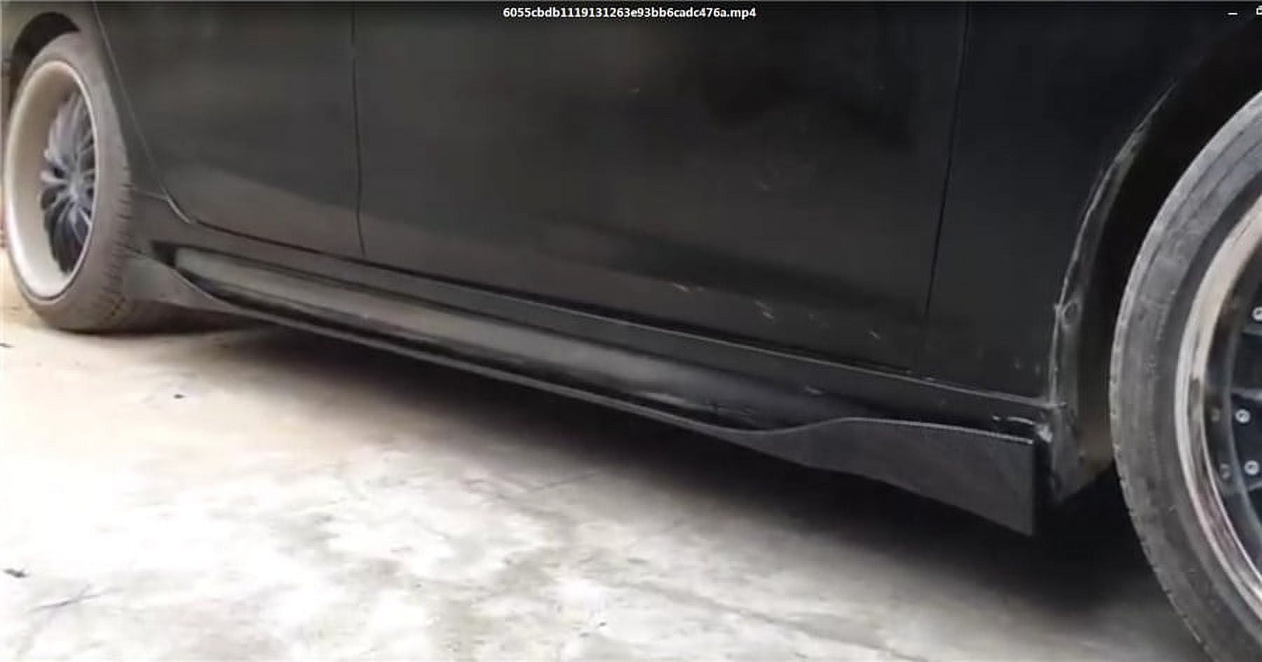 Universal Car Side Skirt Extensions Winglet Rocker Panel Splitters PP ...