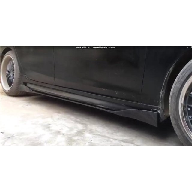 Universal Car Side Skirt Extensions Winglet Rocker Panel Splitters PP ...