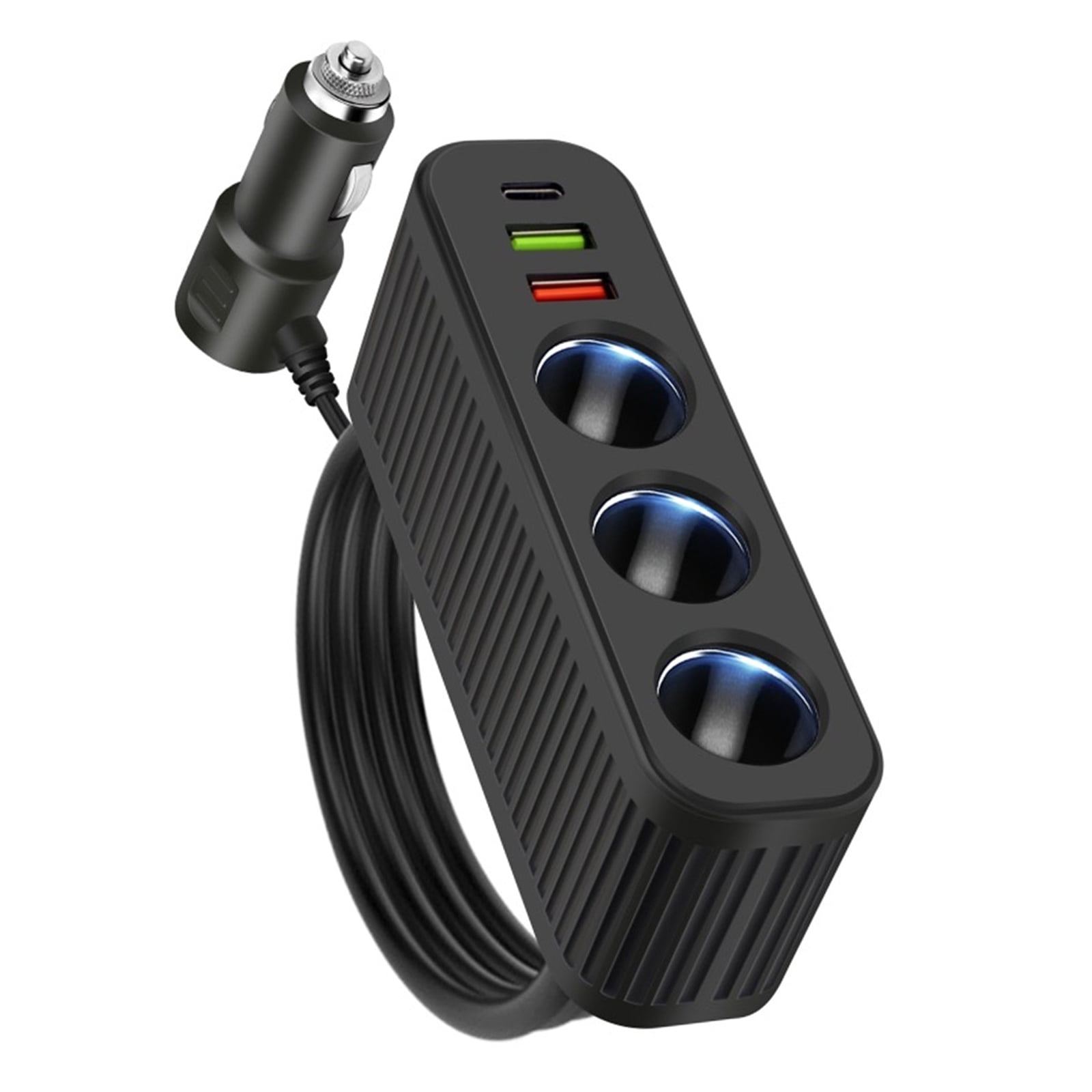 Universal Car Socket Splitter for 12V-24V Systems Expand Charging Ports ...