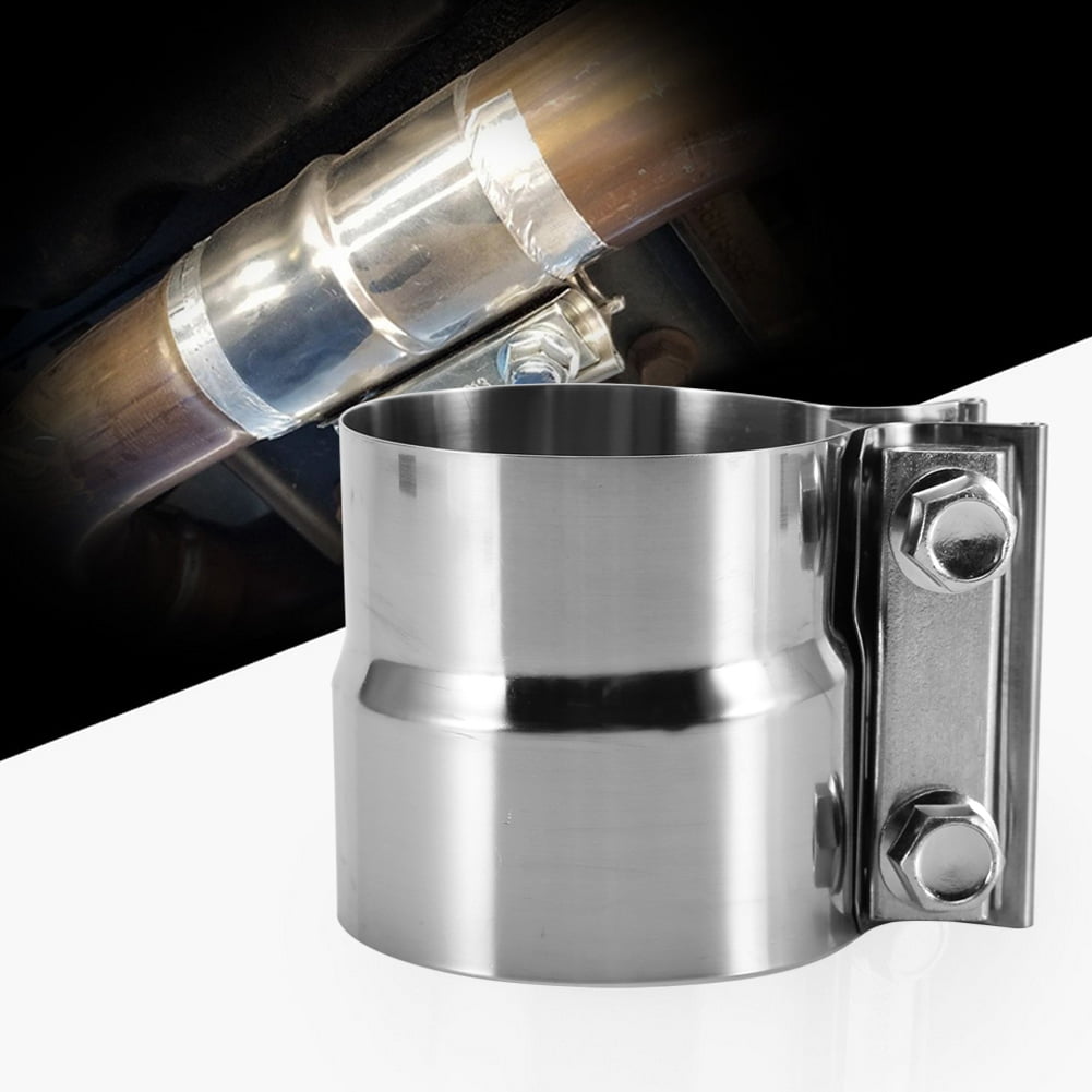 Universal Car Stainless Steel Exhaust Pipe Clamp Lap Joint Band Clamp ...