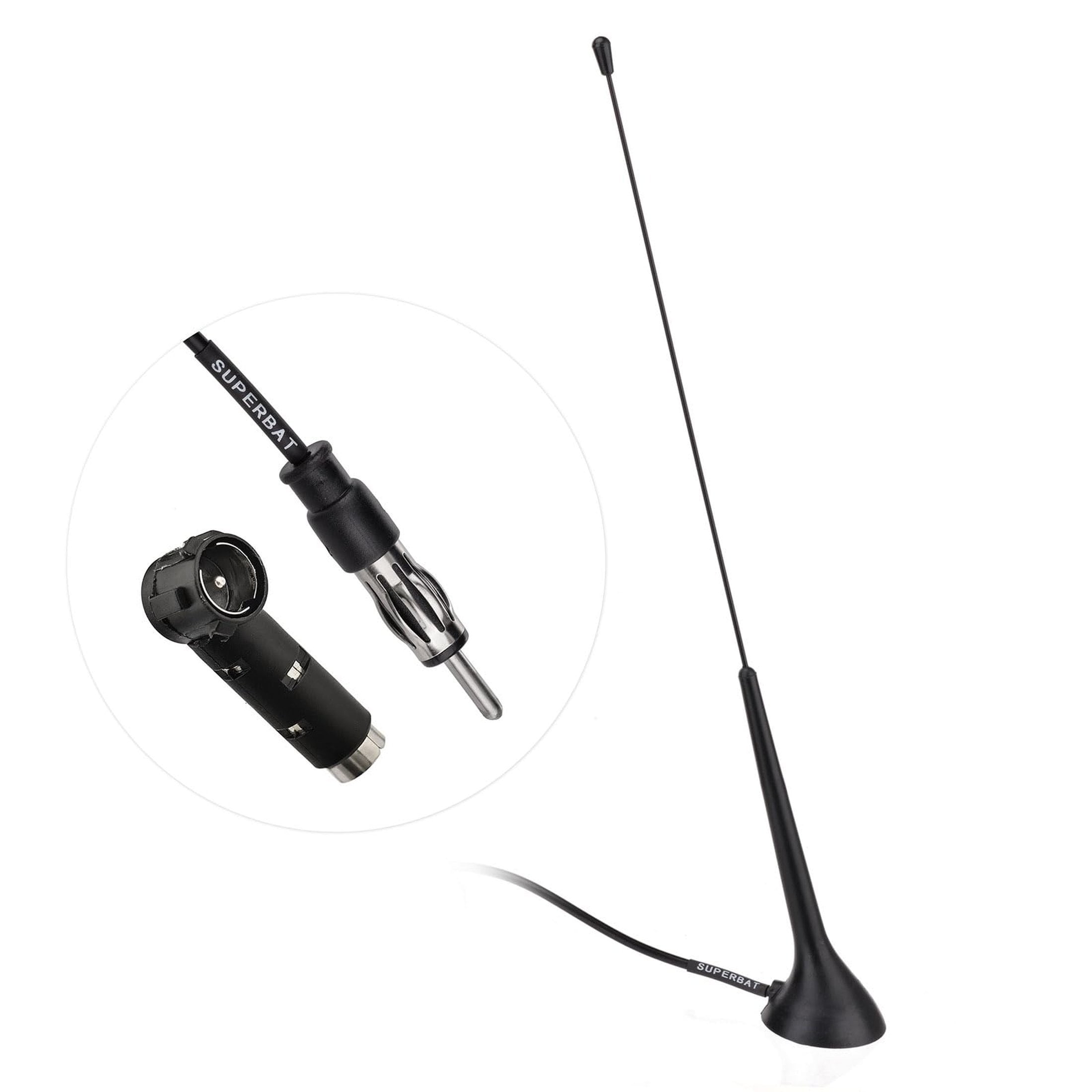 Universal Car Stereo Antenna for FM AM Radio with DIN Connector ...