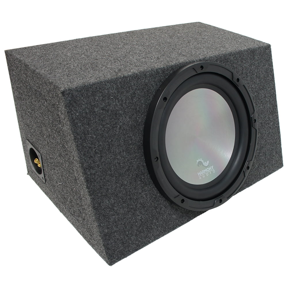 Universal Car Stereo Hatchback Sealed Single 12" Harmony A122 Sub Box ...