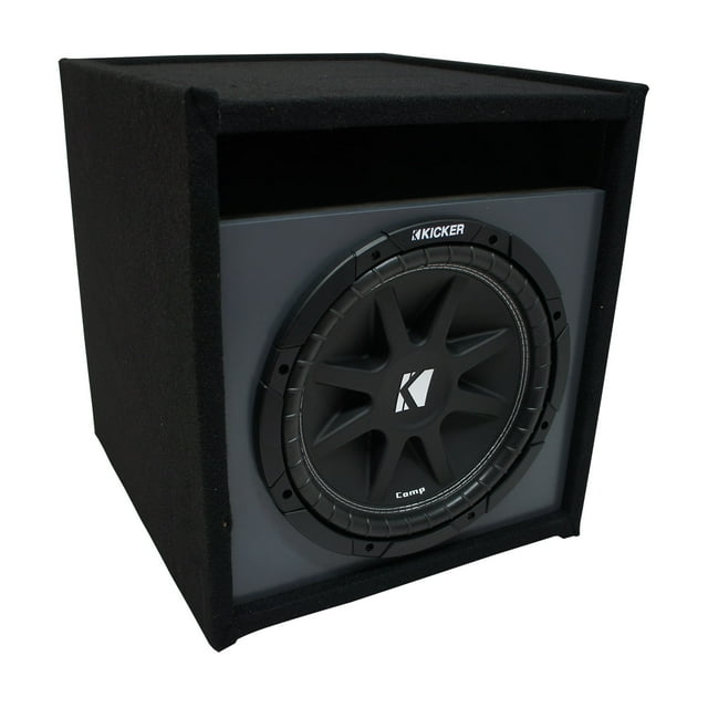 Universal Car Stereo Paintable Ported 12" Kicker Comp C12 Sub Box ...
