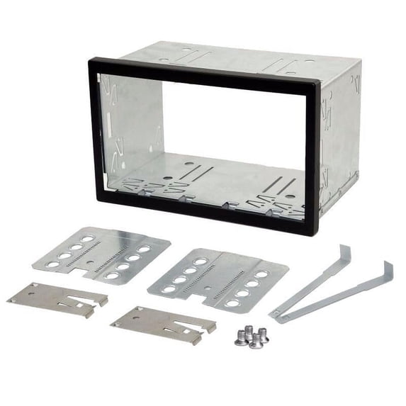 Universal Car Stereo Radio Double DIN Fitting Cage Mounting Frame ...