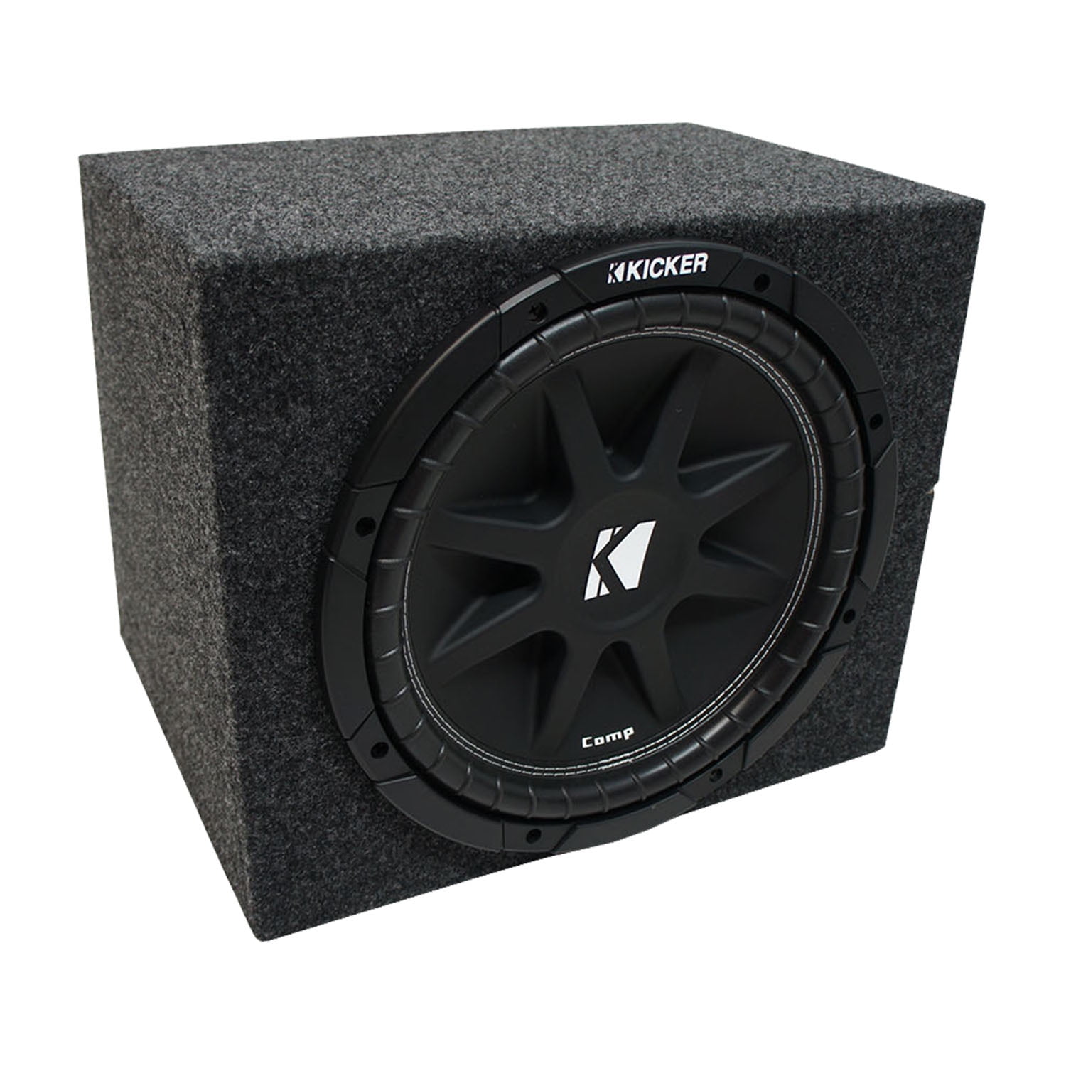 Universal Car Stereo Rearfire Sealed Single 10 Kicker Comp C10 Sub Box ...