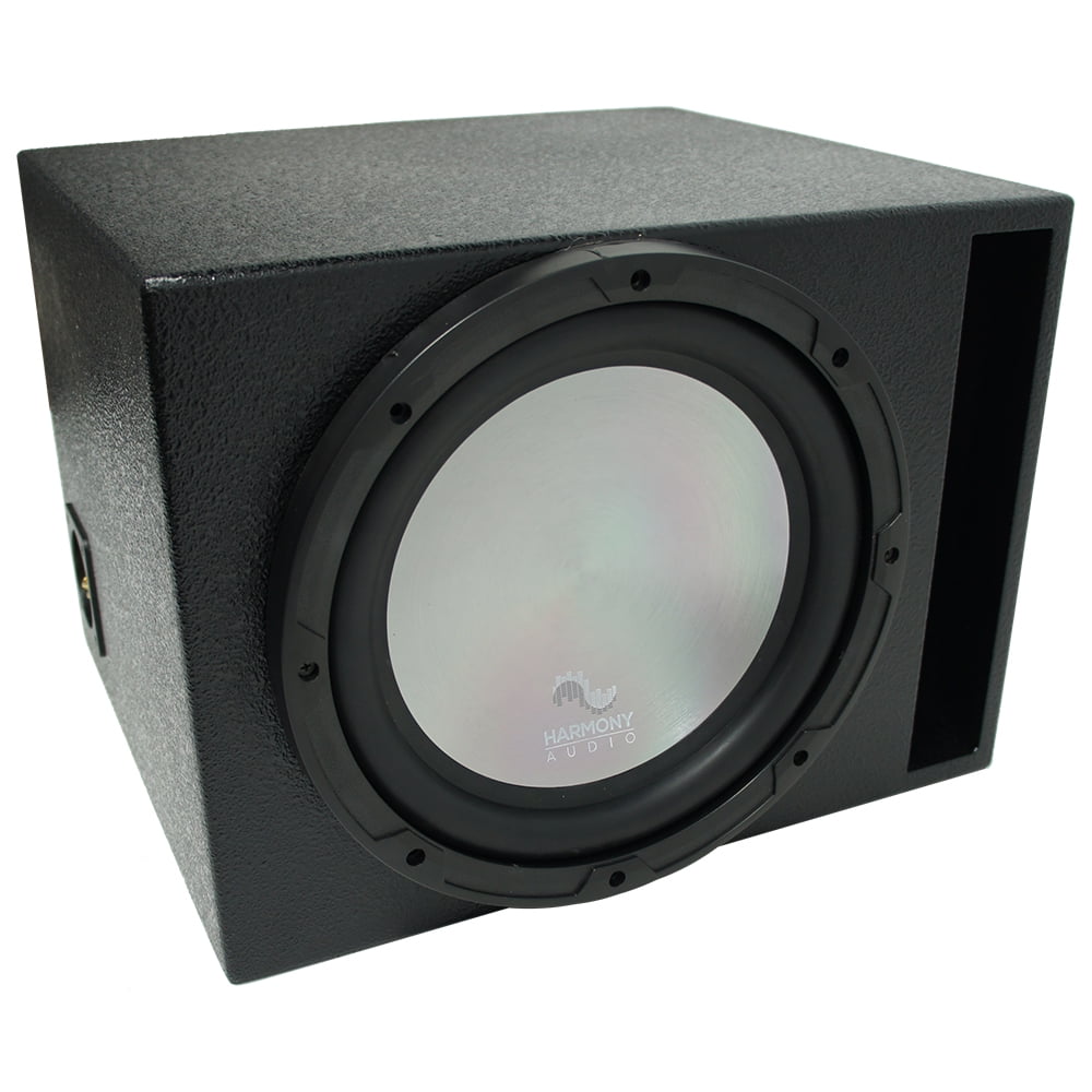 Universal Car Stereo Rhino Coated Ported 12" Harmony A122 Sub Box ...