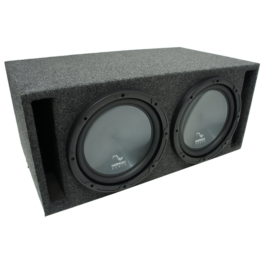 Universal Car Stereo Slotted S Port Dual 15" Harmony R154 Sub Box ...