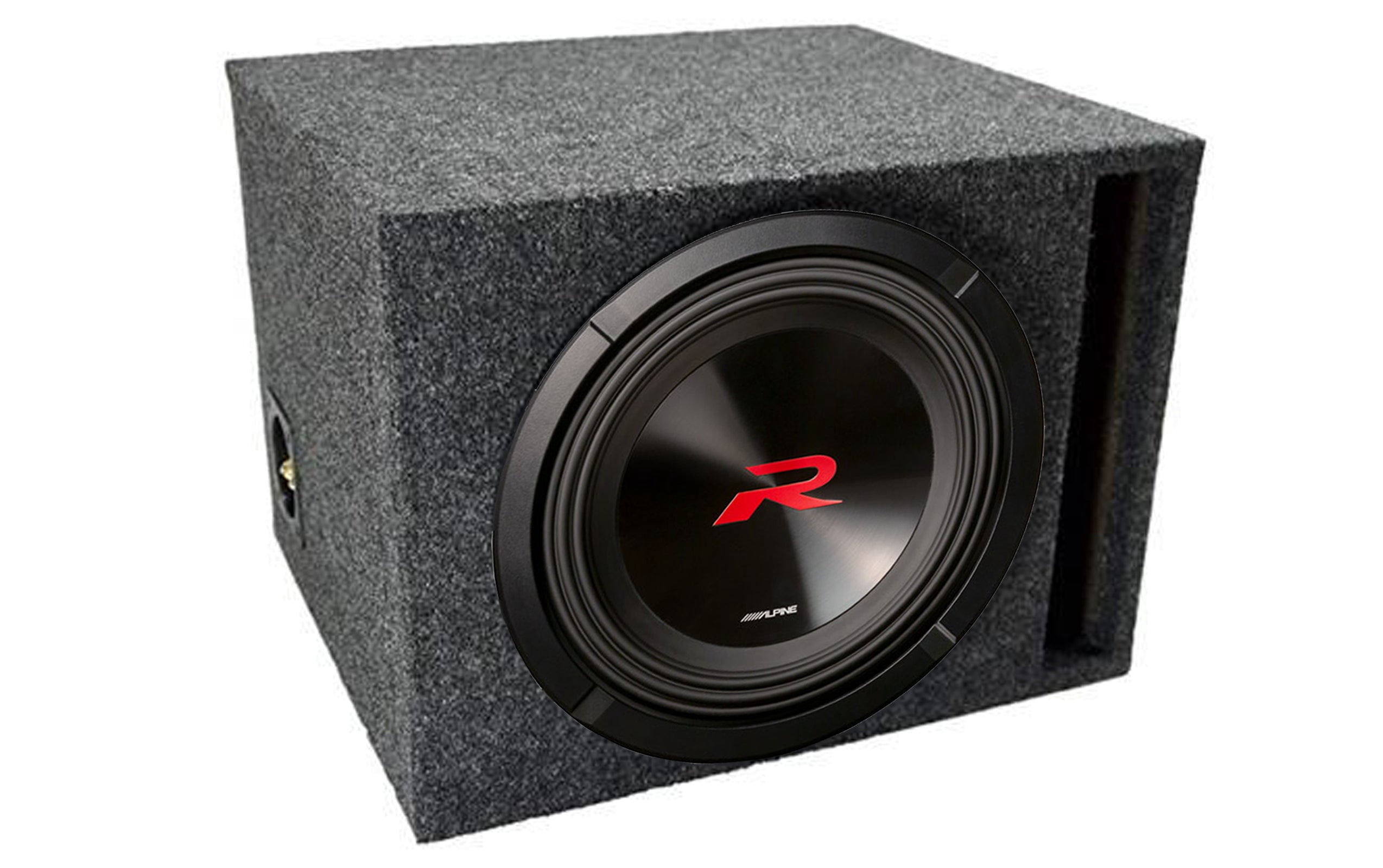 Universal Car Stereo Vented Enclosure Single 12" Alpine R2-W12D4 Type R ...