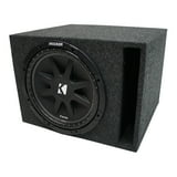 Universal Car Stereo Vented Port Single 10" Kicker Comp C10 Sub Box - 4 ...