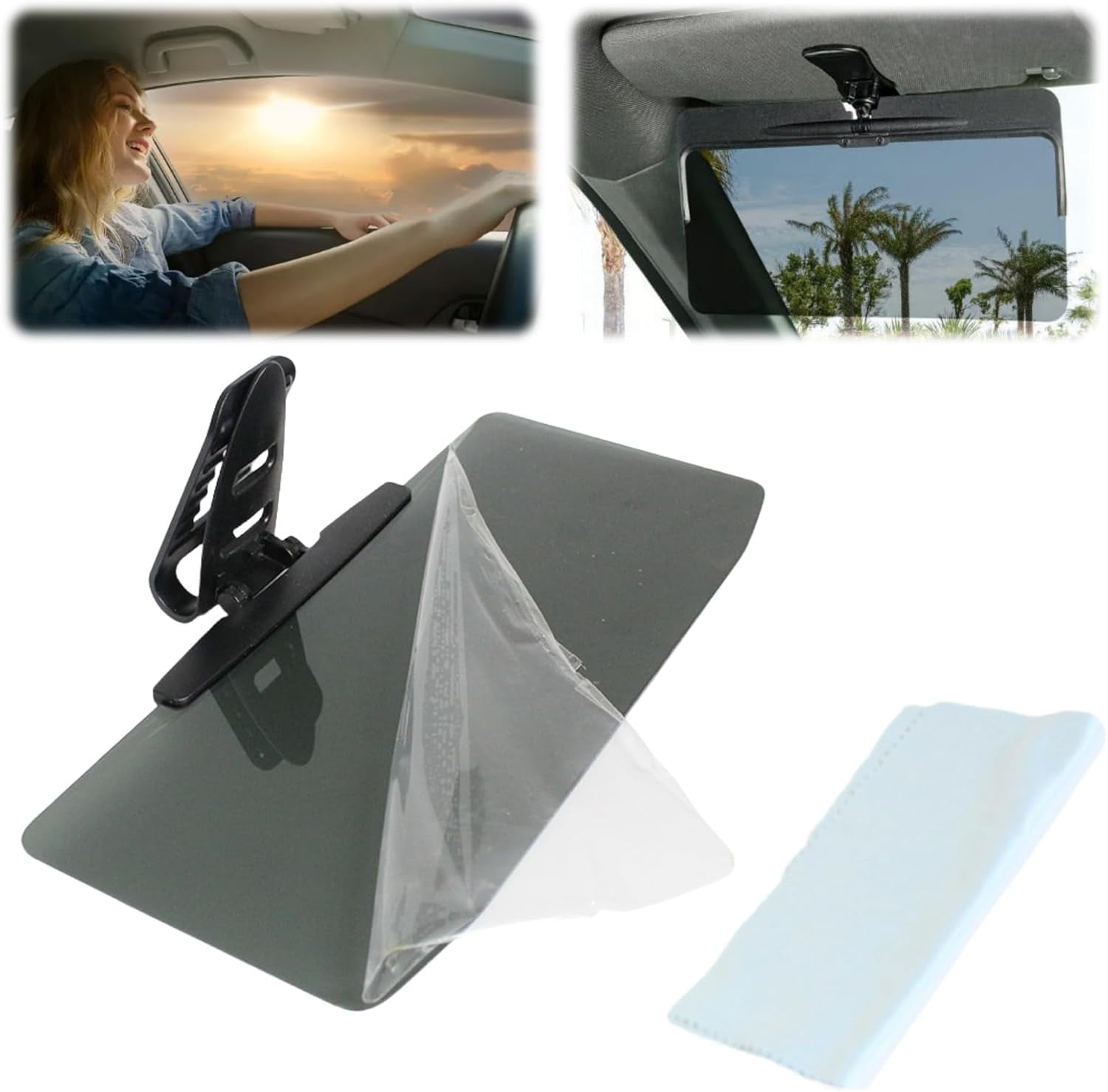 Universal Car Sun Visor with Polarized Glare Protection, 2025 New ...