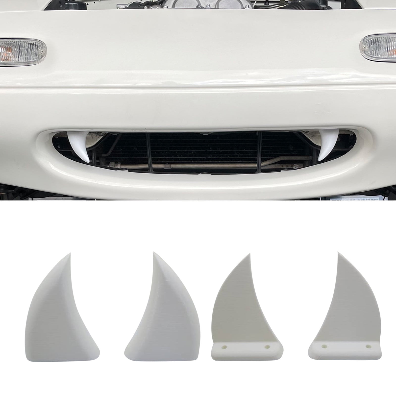 Universal Car Teeth / Bumper Fangs / Halloween Car Decoration - Walmart.com