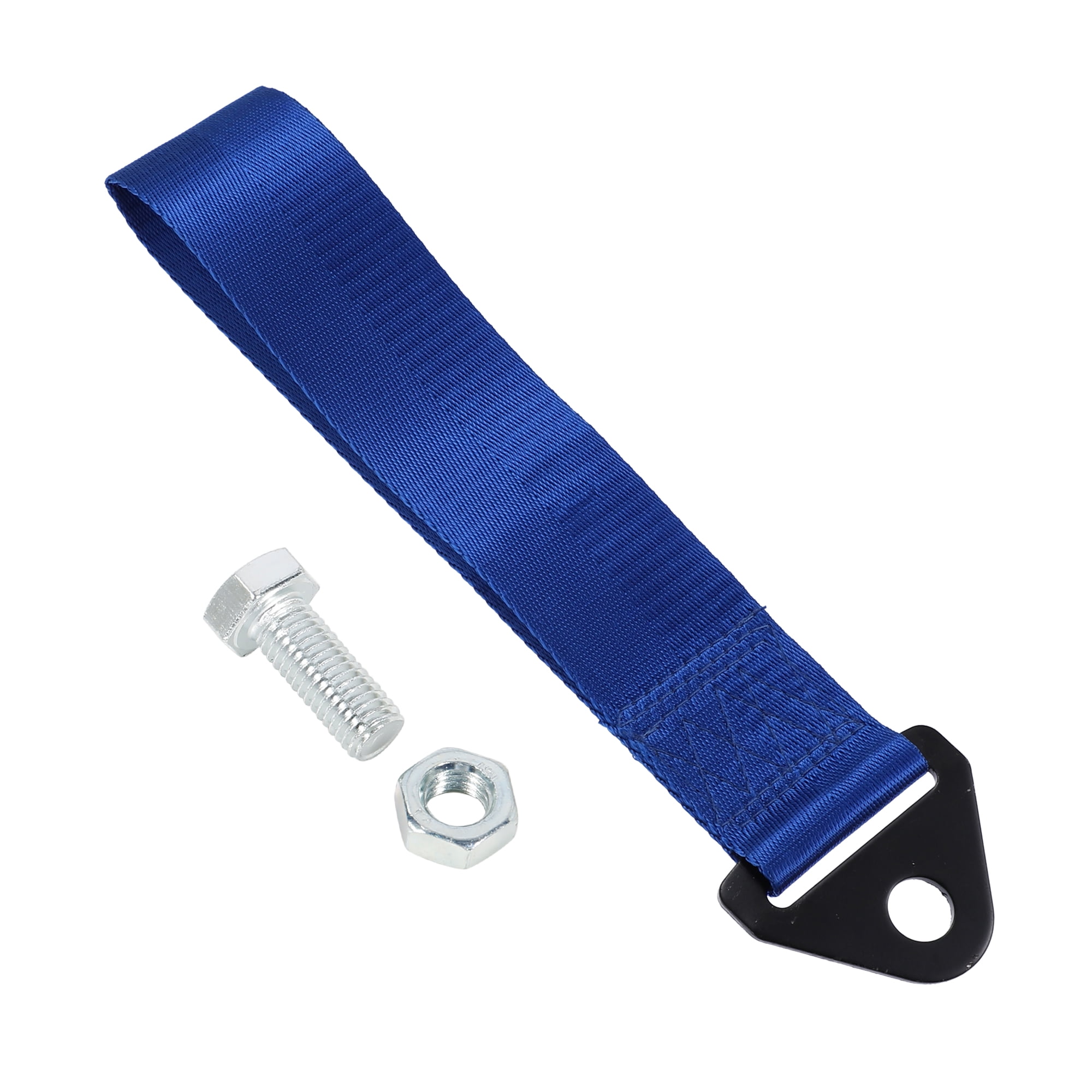 Universal Car Tow Towing Hook Bumper Trailer Belt Strap with Bolt Nut ...