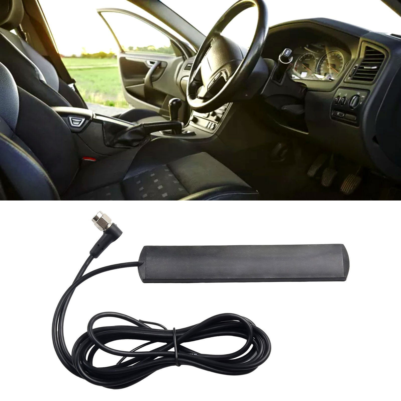 Universal Car Vehicle 4G GSM Patch Antenna SMA Male Connector Adhesive ...