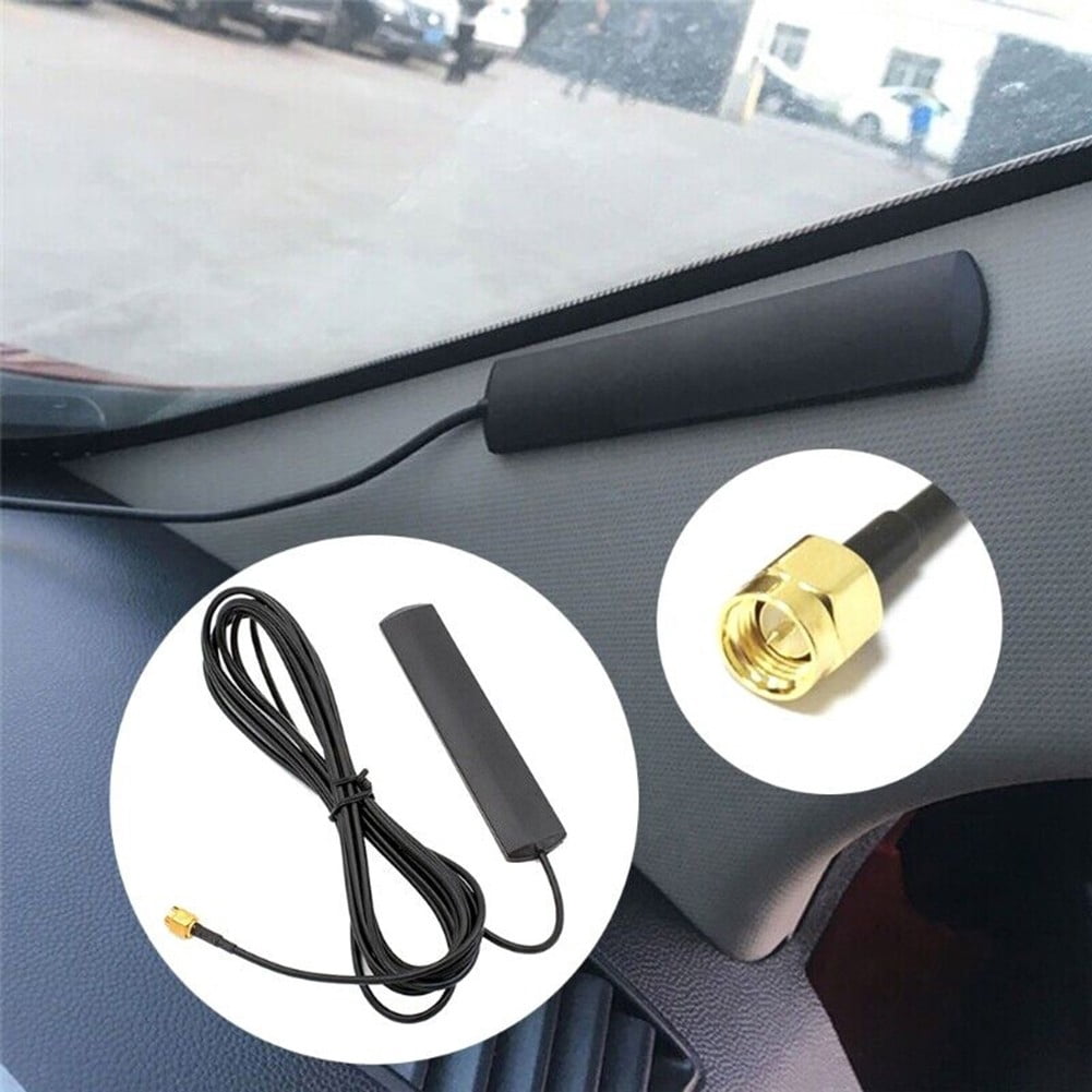 Universal Car Vehicle 4G GSM Patch Antenna SMA Male Connector Adhesive ...