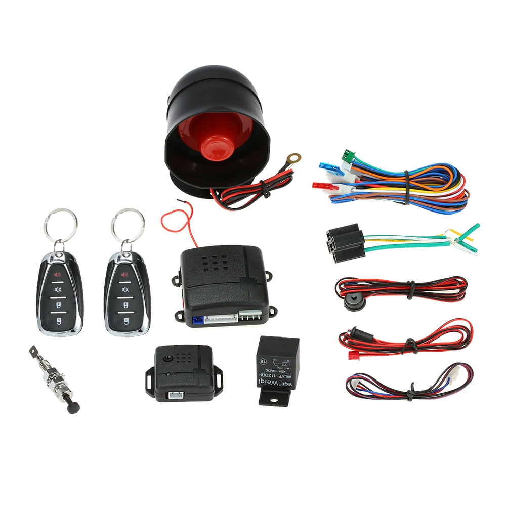 Universal Car Vehicle System Burglar Alarm Protection -theft System 2 ...