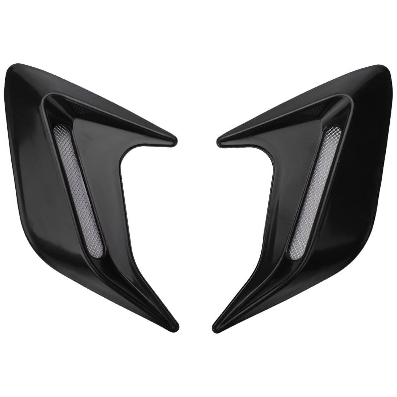 Universal Car Vents Decorative Car Style Air Flow Vent Hood Black ...