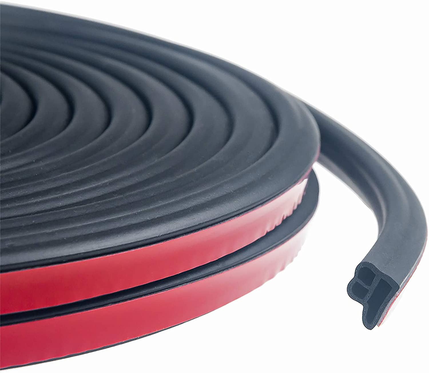 Universal Car Weather Stripping, Self-Adhesive Auto Door Rubber Seal ...