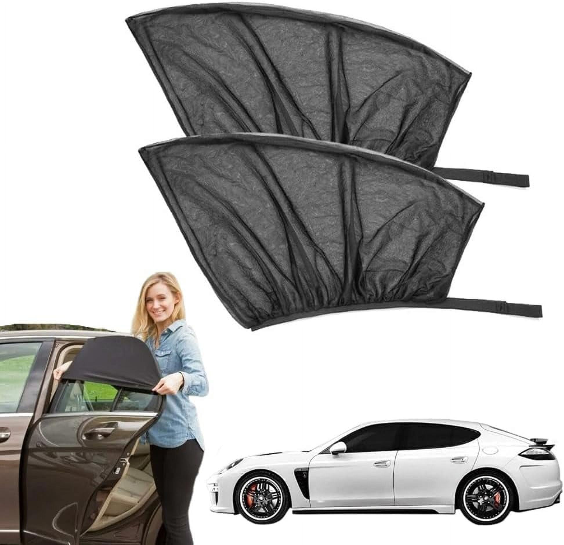 Universal Car Window Screens, Removable Mesh Sun Shades for Side ...