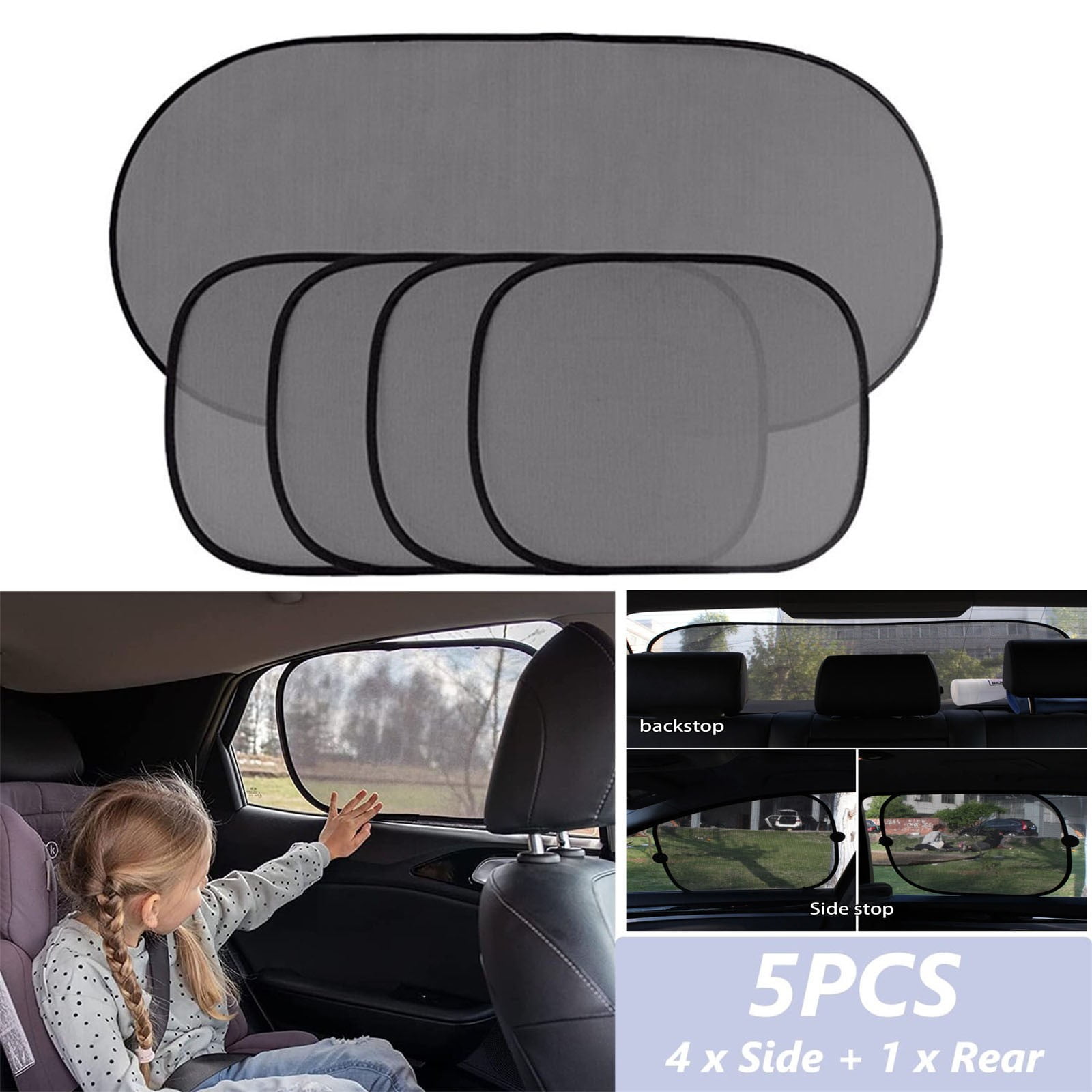 Universal Car Window Shade for Baby – UV Protection Sun Blocker, Easy ...